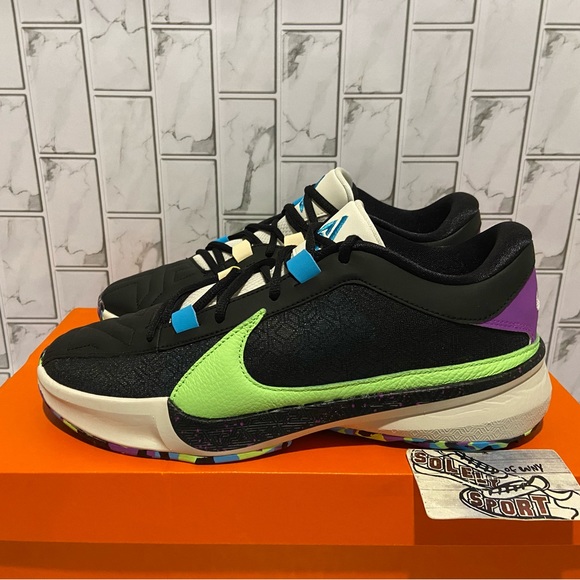 Nike | Shoes | New Nike Zoom Freak 5 Giannis Basketball Shoes Black ...